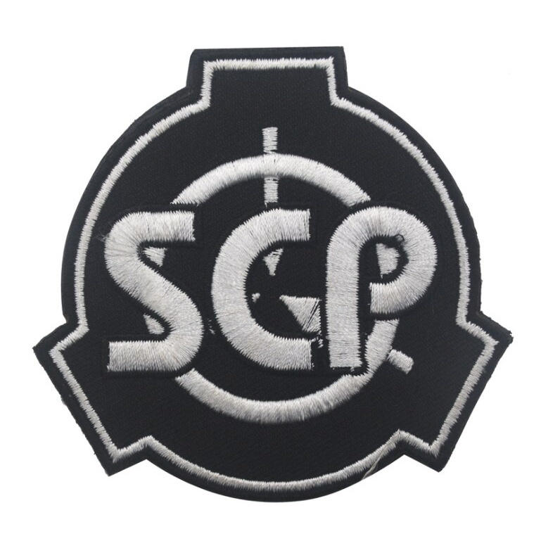 1pcs Embroidery SCP Foundation Velcro Patch Tactical Battle Badge ...
