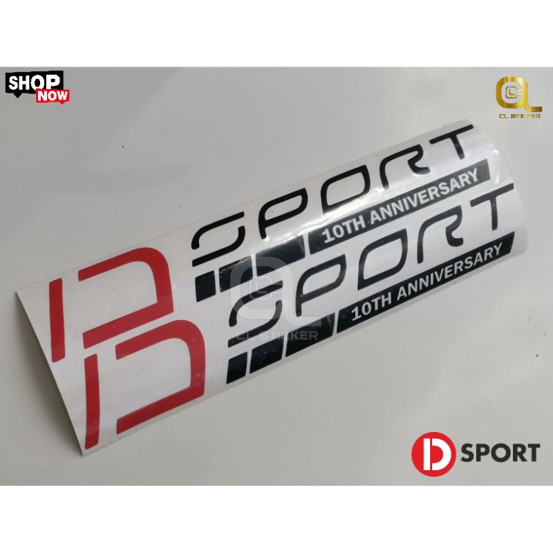 D Sport 10th Anniversary Logo JDM Daihatsu Sticker Set 2pcs | Shopee ...