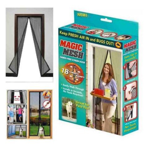 Magic Mesh Magnetic Instant Screen Door 【Pamaraka】 | Shopee Philippines