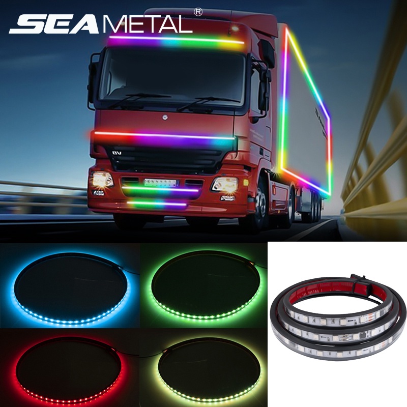 SEAMETAL 24V Led Truck Light 20W Universal Flexible Signal Light Strip ...