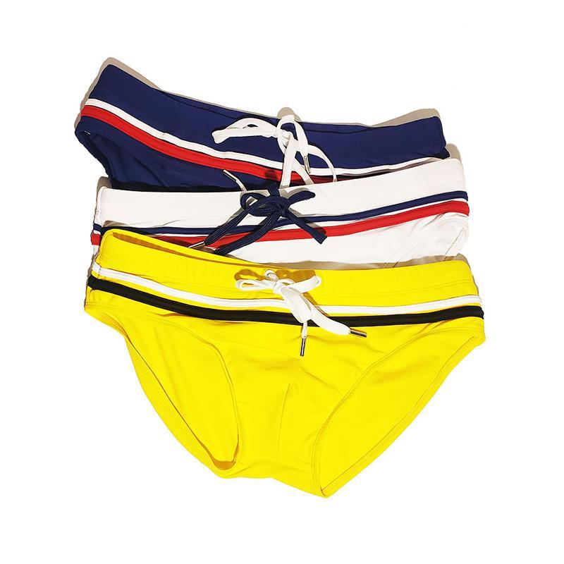 Summer Men's Nylon Swimming Triangle Bikini Trunk HH183 | Shopee ...