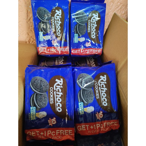 Richoco Cookies Cookies and Cream | Shopee Philippines