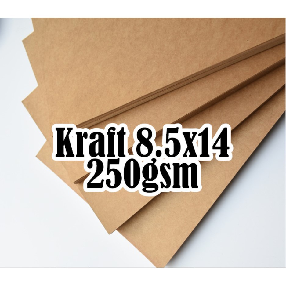50 Sheets KRAFT PAPER 250gsm for Cards, Invitations, Crafts, DIY Kraft ...