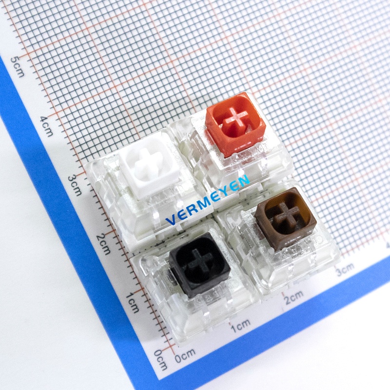 Kailh Box Switch White Red Clicky Box Brown Black Switch 3PIN | Shopee ...