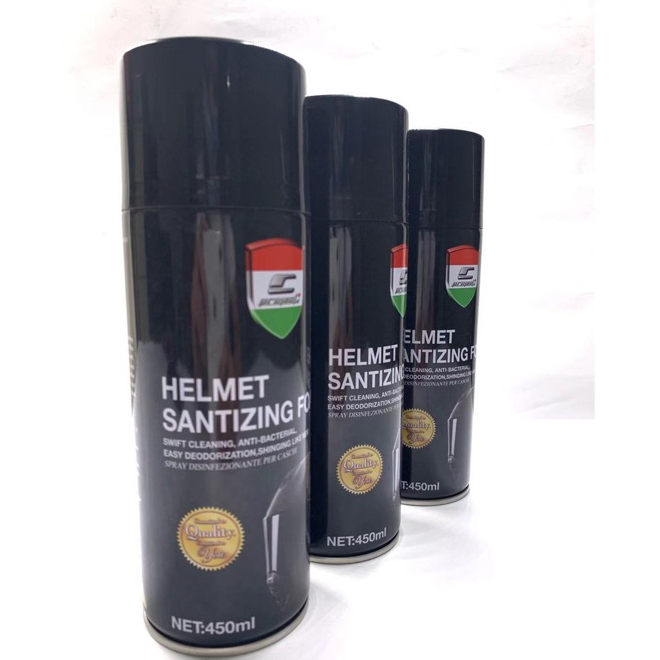 MOTORCYCLE SPRAY FOAM SANITIZE FOR HELMET 450ml | Shopee Philippines