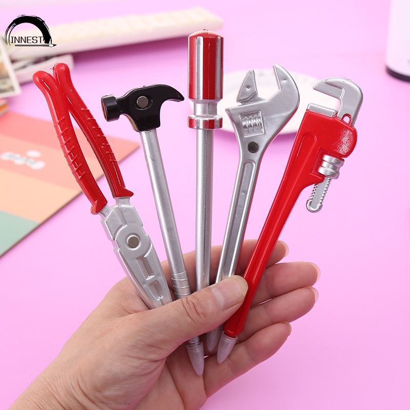 Creative Personality Ballpoint 0.5mm Black Ink Hardware Tools Shape ...