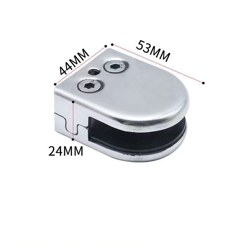 304 STAINLESS Glass Clip Stainless Glass Clamp (6-8 / 8-10mm Glass ...