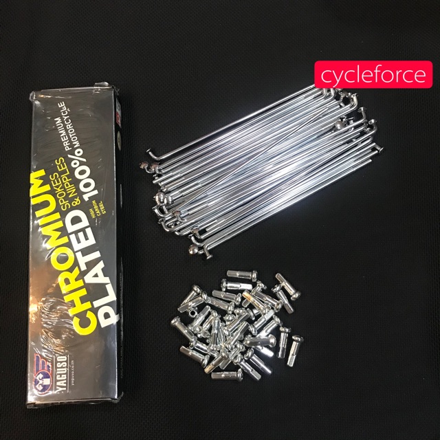 YAGUSO Chromium spokes/Rois 100% premium chrome @price for 1pack for 1 ...