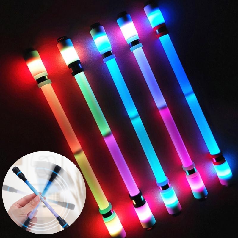 [Feature]Cartoon Rotating Gaming Pen /LED Luminescent Rolling Spinning ...