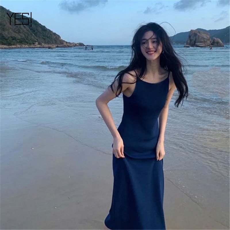 Feminine Thin Dress Slim Fit Slimming Off Shoulder Temperament ...