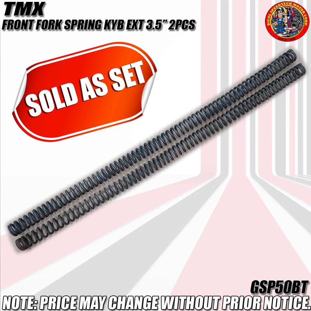 TMX 155 FRONT FORK SPRING KYB EXT 2PCS (GSP50BT) | Shopee Philippines