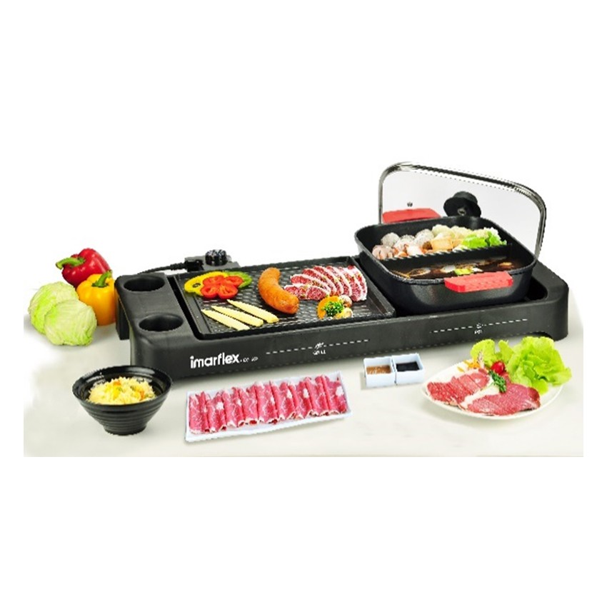 IMARFLEX Multi-Purpose GRILL EG-682 MULTIPURPOSE 2300W EG-682 | Shopee ...