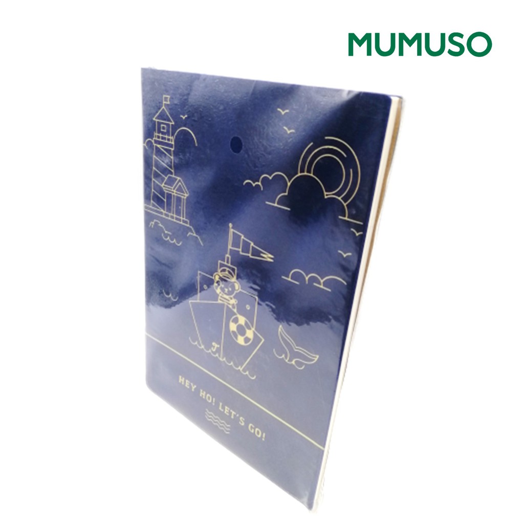 MUMUSO 25K Leather Notebook (Blue Ocean Collection/Dark Blue) | Shopee ...