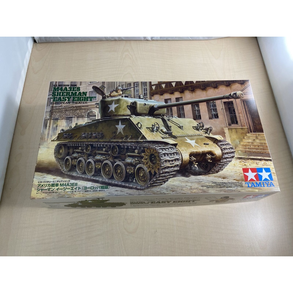 Tamiya 35346 1/35 US Medium Tank M4A3E8 Sherman Easy Eight Model Kit | Shopee Philippines