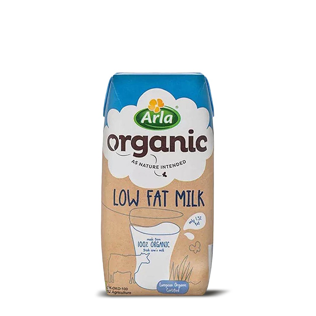 Arla Organic Low Fat Milk 200ml | Shopee Philippines