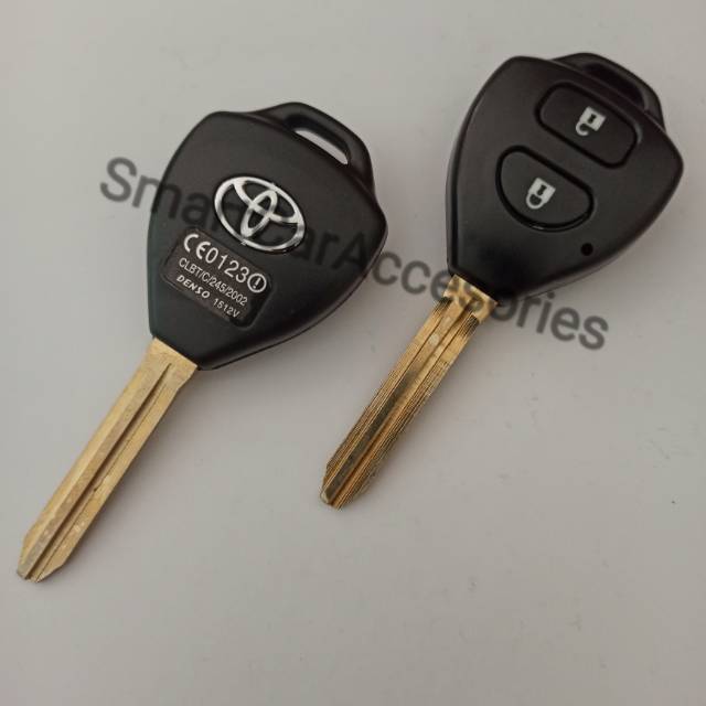 TOMBOL Toyota Innova Avanza Agya Fortuner Yaris 2-button Car Key Remote ...