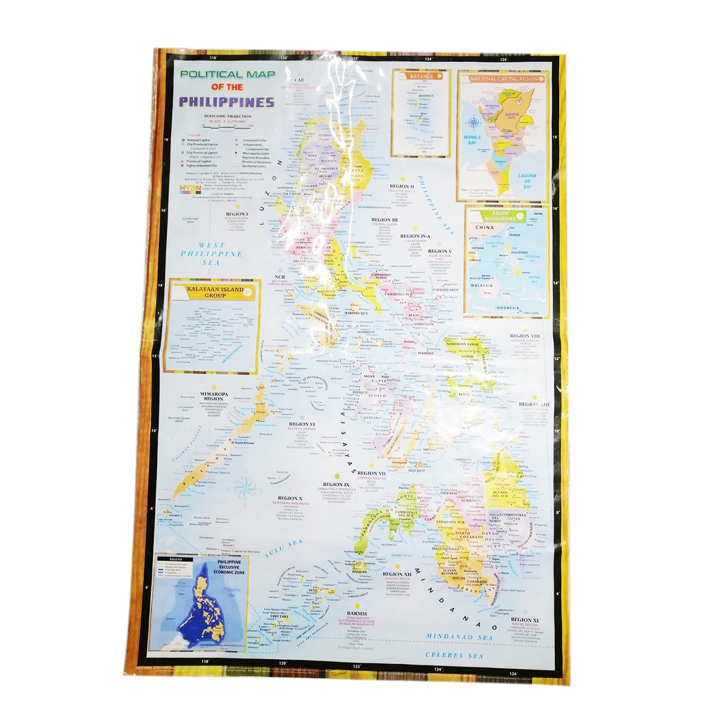 Philippine Map Political Big | Shopee Philippines
