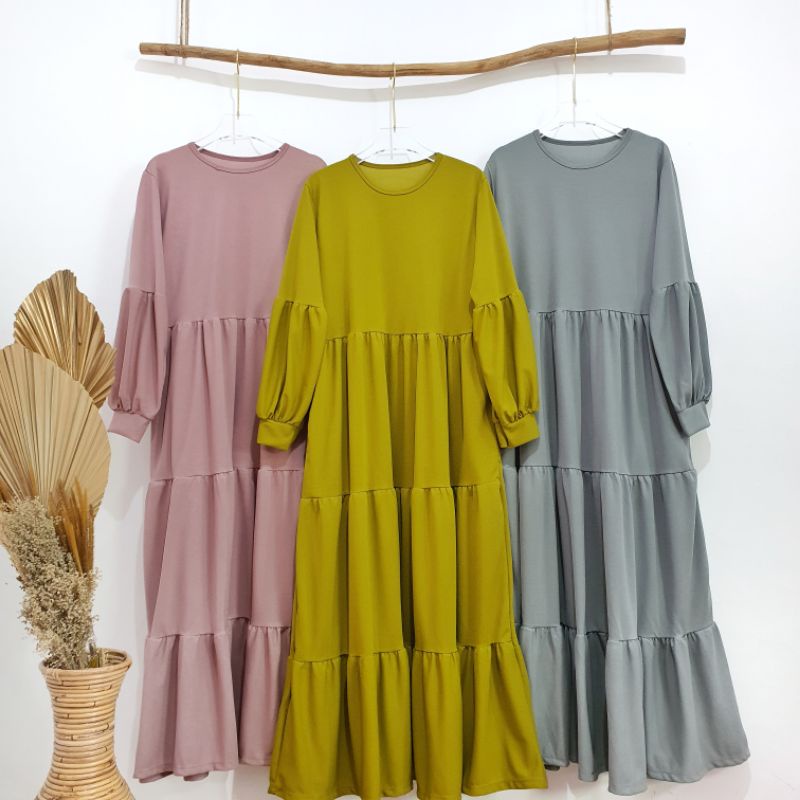 Basic SIMPLE DRESS Stacking | Shopee Philippines