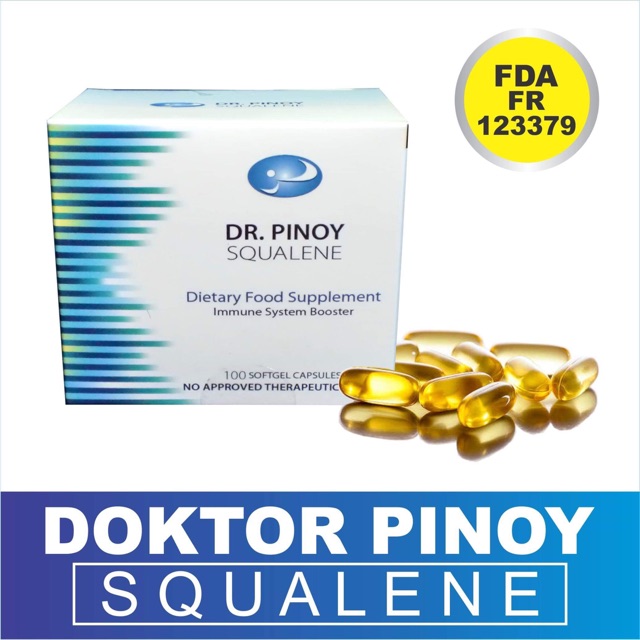Doktor Pinoy Squalene Capsule / Dr. Pinoy Squalene Capsule | Shopee ...