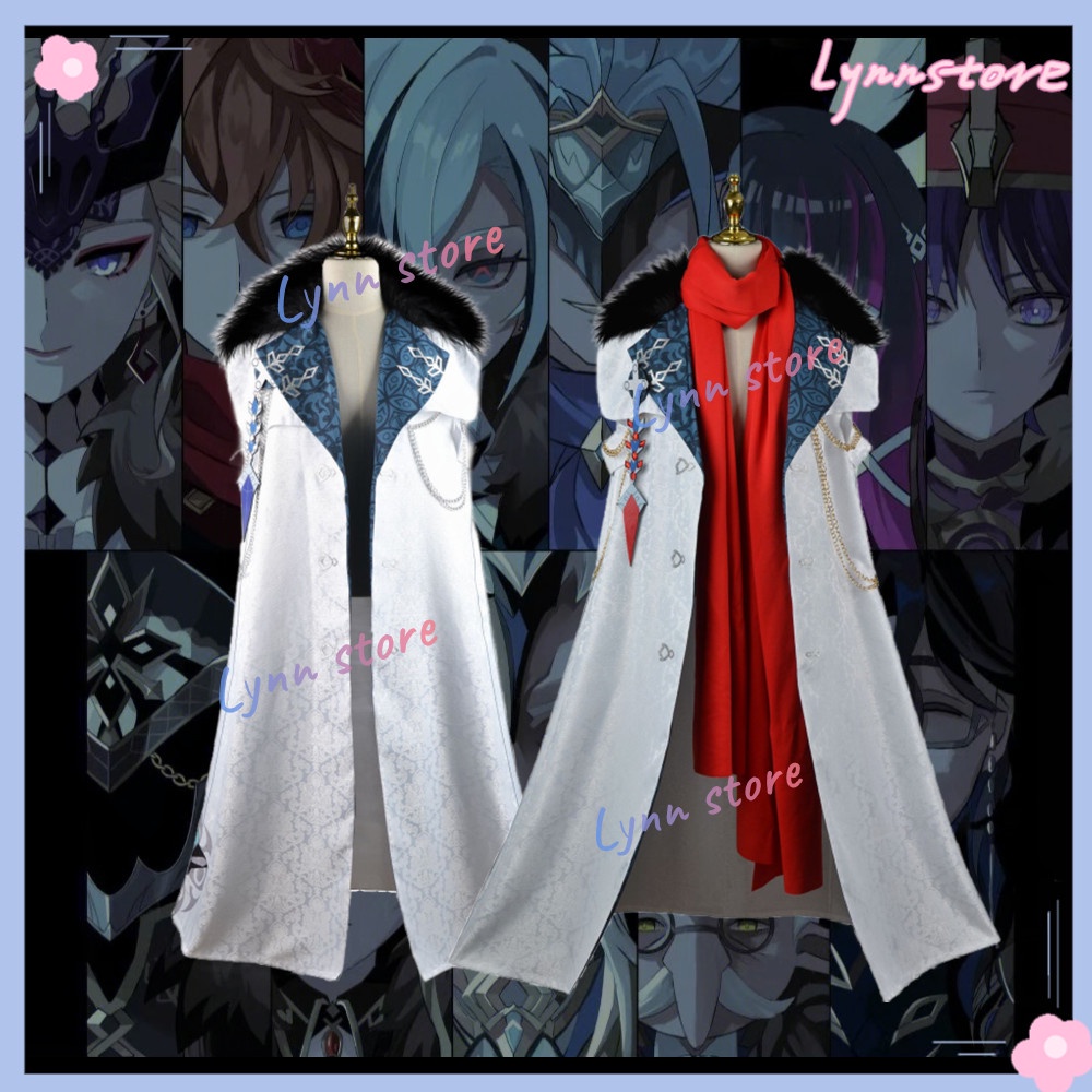 ACGN Cosplay Costume Game GENSHIN IMPACT Accessories Fatui Tartaglia ...