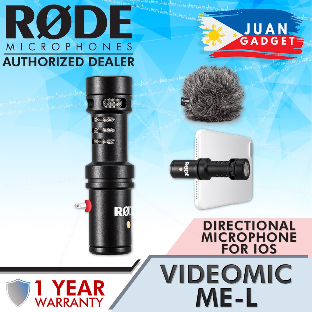 Rode VideoMic Me-L Directional Microphone for iOS Devices Lightning ...