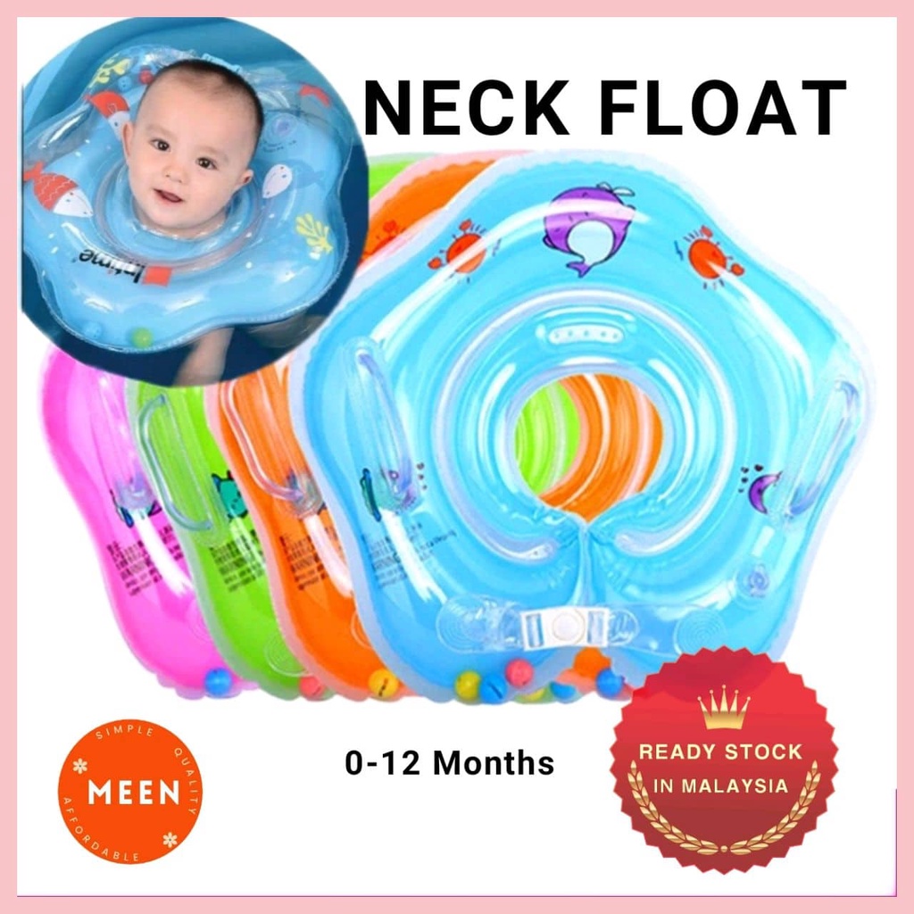 M'sia ‍ ️Baby Infant Swimming Adjustable Neck Float / Pelampung Leher ...