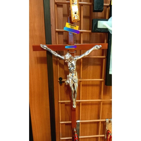 Hanging Metallic-Looking Plastic Crucifix (9in.) - God's Gifts Shop ...