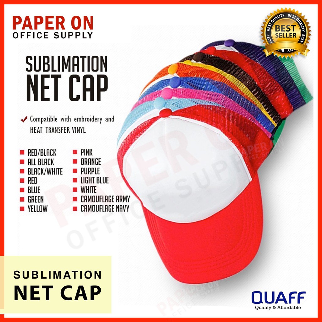 QUAFF Sublimation Net Cap | Shopee Philippines