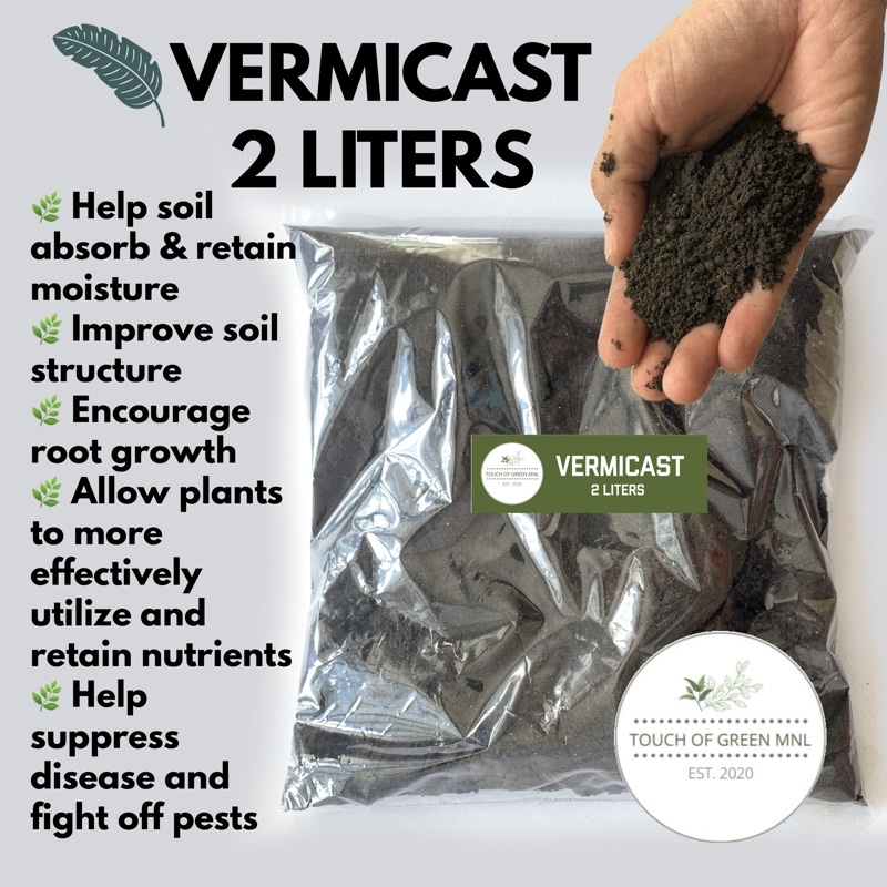 Vermicast high grade quality compost 2 Liters | Shopee Philippines