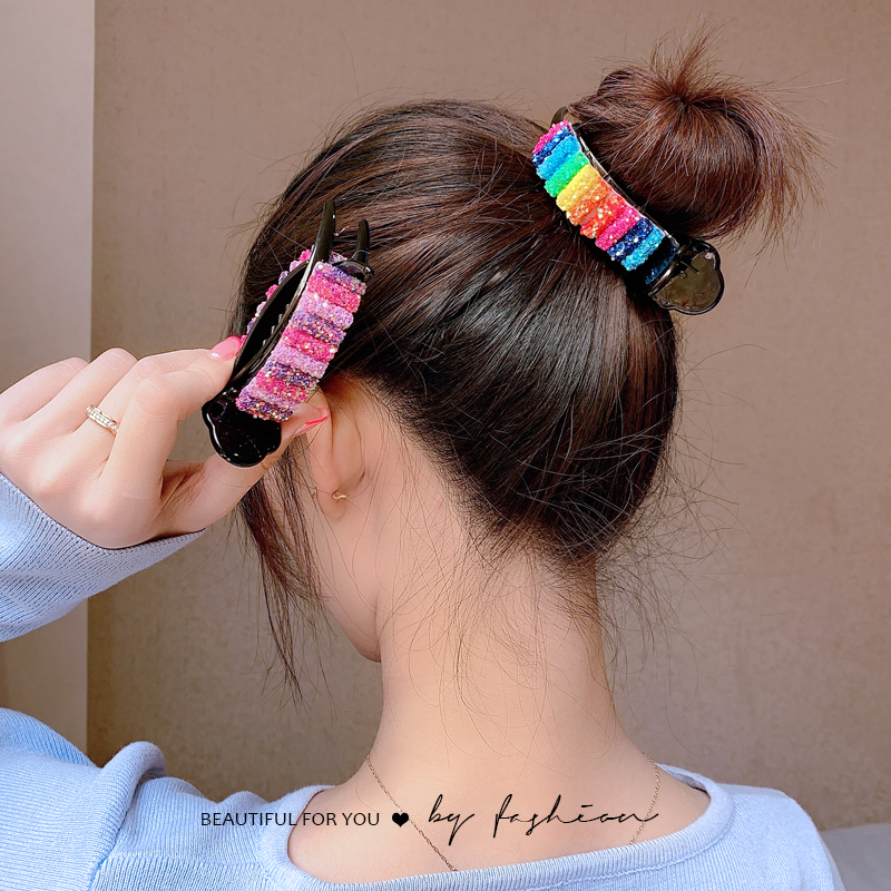 [Invincible] Stock New Colorful Rainbow Hair Claws /Ball Head Back Grab ...