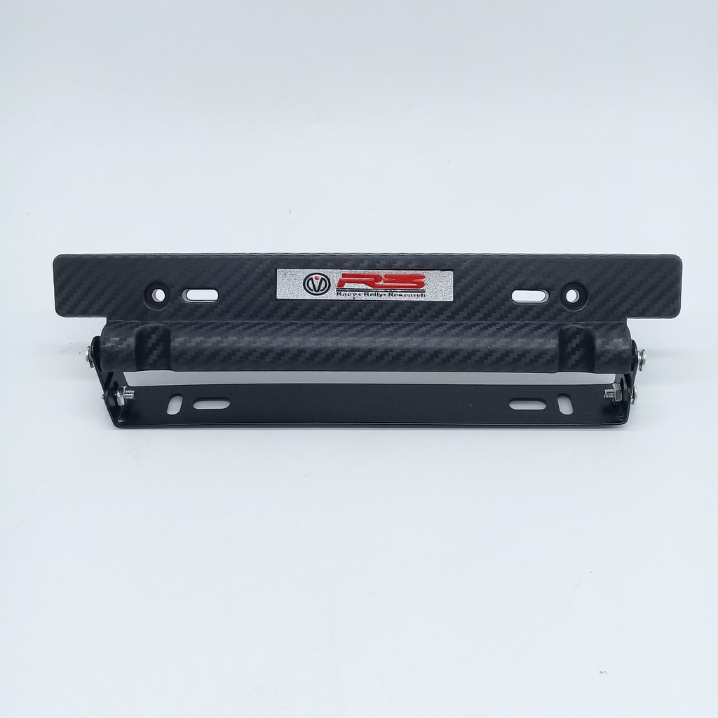 Universal Car Carbon Fiber Adjustable License Number Plate Holder R3 ...