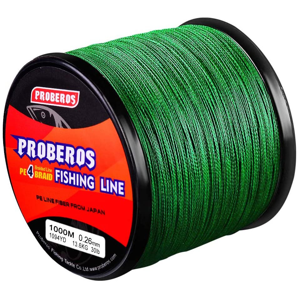 Proberos 100M 300M 500M 4X 8X Strands Braided Fishing Line Tali Braided ...