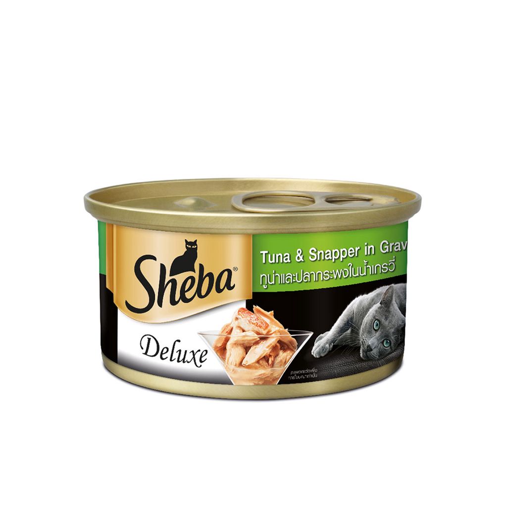 SHEBA Can Tuna & Snapper in Gravy 85g | Shopee Philippines