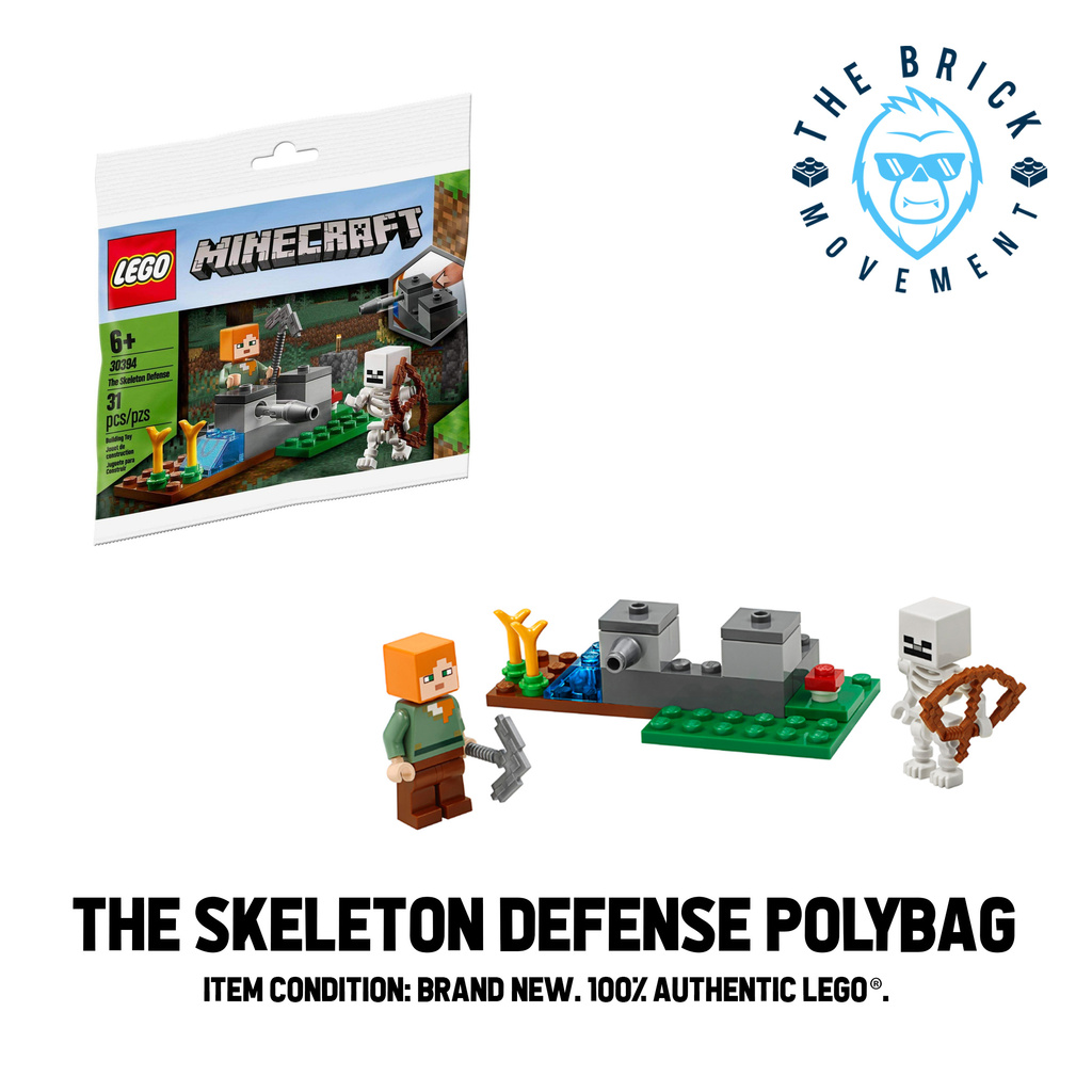 LEGO® MINECRAFT The Skeleton Defense Polybag | Shopee Philippines