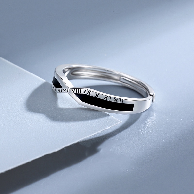 Time Hourglass Ring Men's Trend Personality Hip-hop Style Open Ring ...