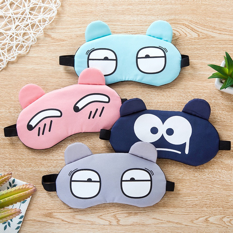 Adjustable Cute Cartoon Eye Mask Light Sleeping Mask | Shopee Philippines