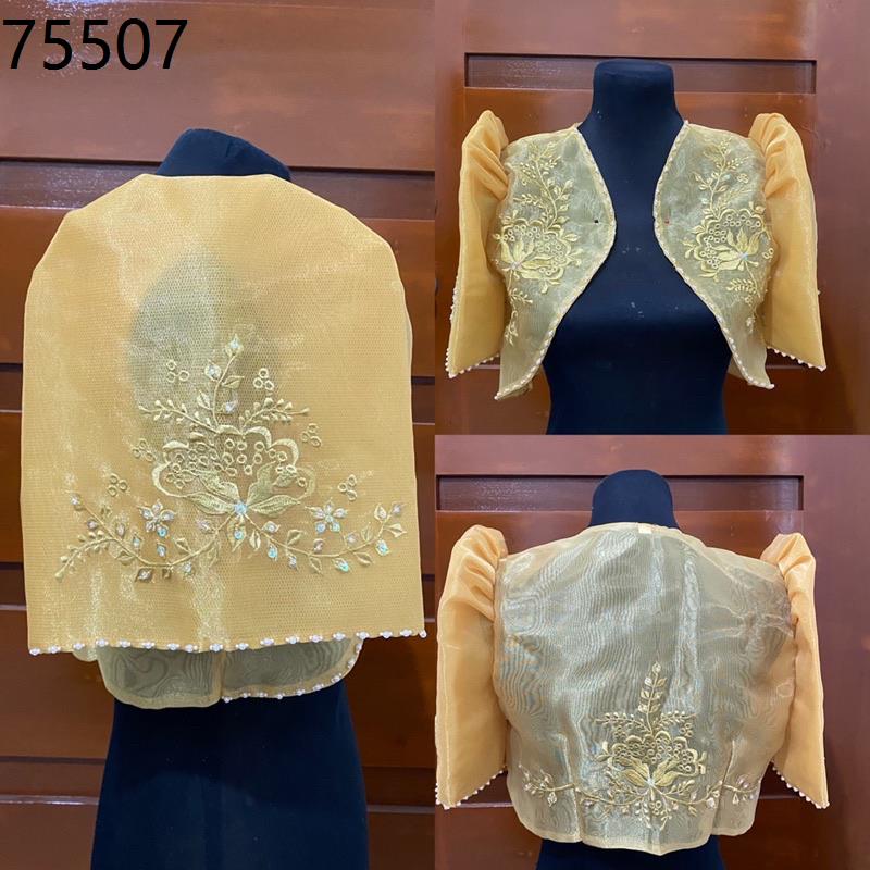 filipiniana Colored Modern Filipiniana Bolero | Shopee Philippines