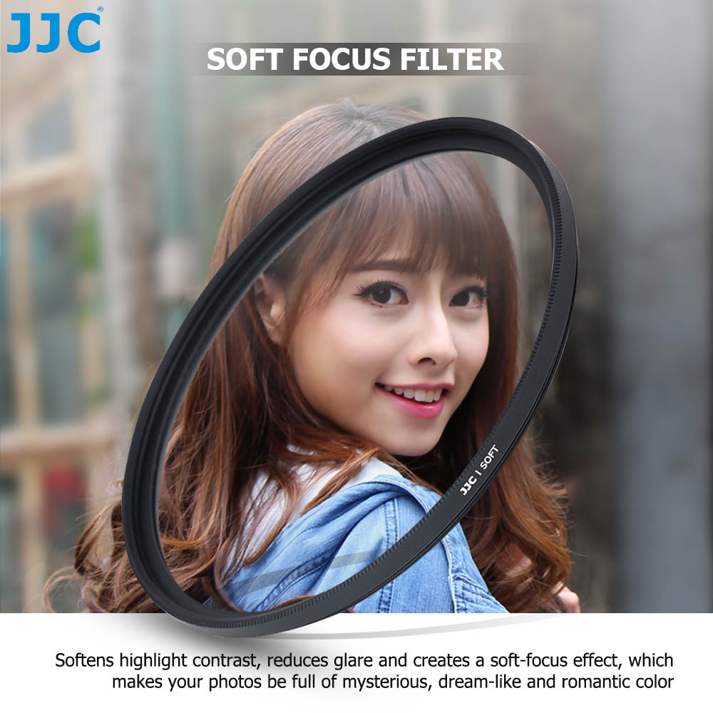 JJC Soft Focus Filter Dreamy Hazy Portrait Filter for Universal SLR and ...