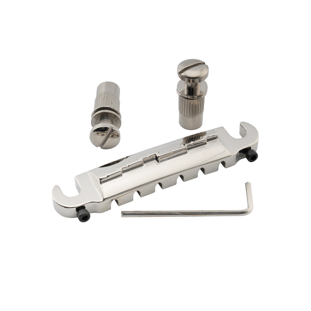 Musiclily Pro 52.5mm Pre-set Intonation Wraparound Bridge Tailpiece for ...