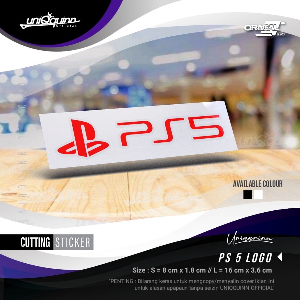 Uq Cutting PS 5 Logo Stickers || Ps5 Logo sticker || Game stickers ...