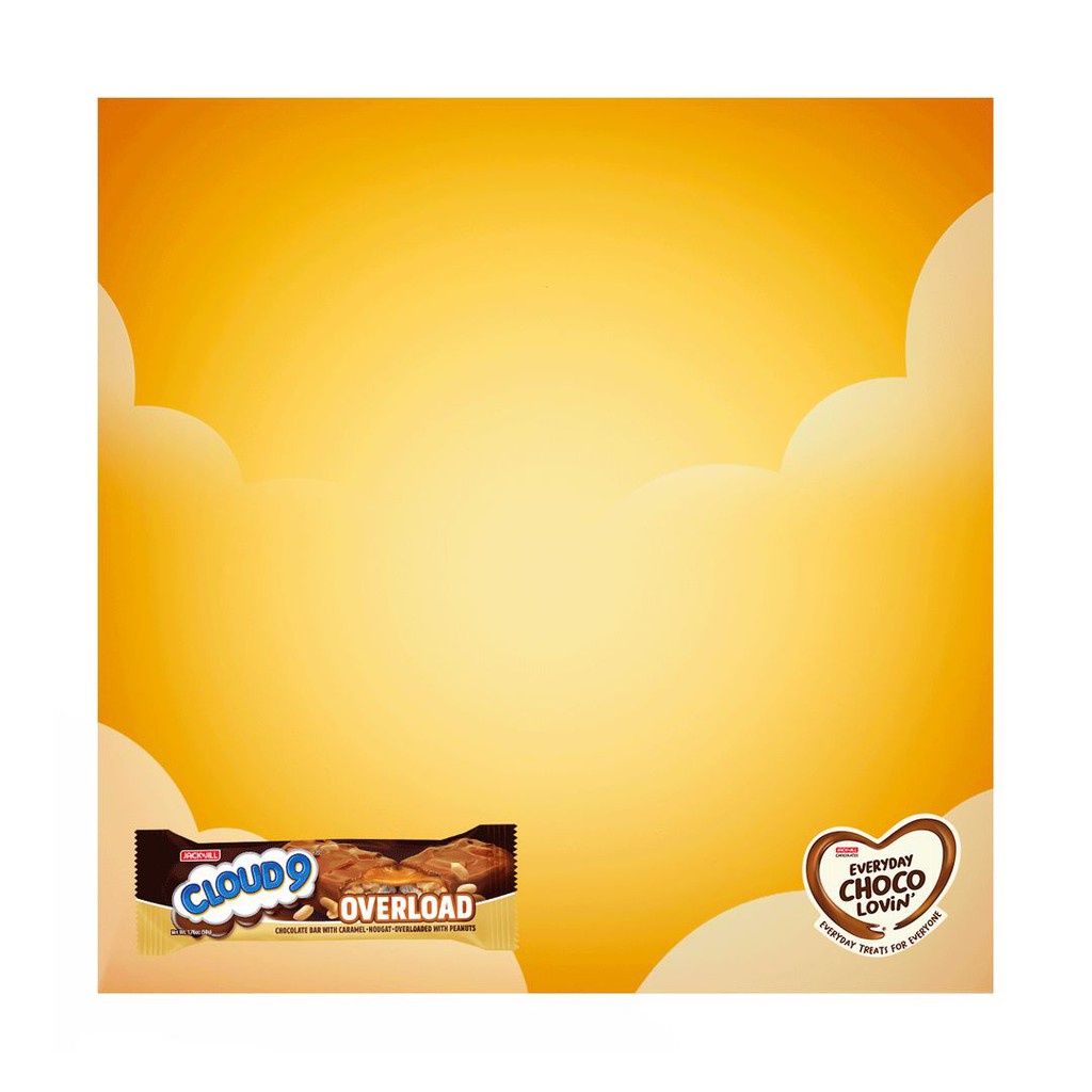 Cloud 9 Overload Chocolate Bar (50g x 12) | Shopee Philippines