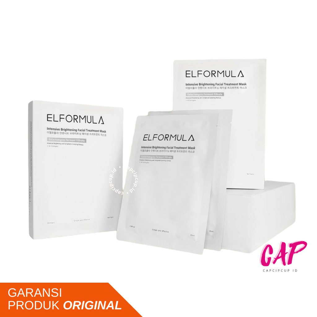 Elformula Intensive Brightening Facial Facial Treatment Mask Original ...