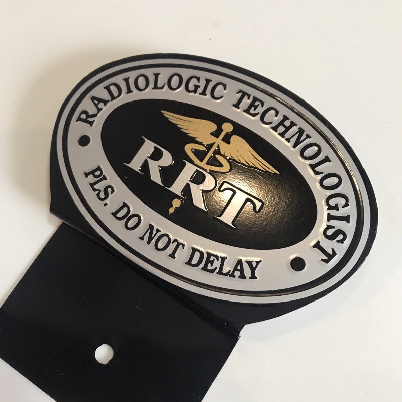 Radiologic Technologist RRT Car Profession Plate Emblem Auto Car ...