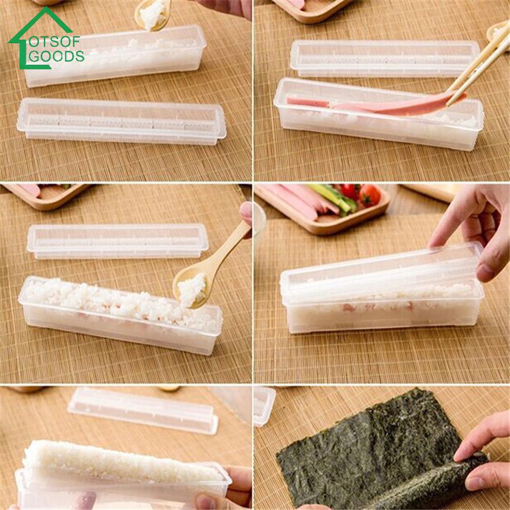 3pcs Laver Rice Roll Sushi Mold Kimbap Maker Bento Tools | Shopee ...