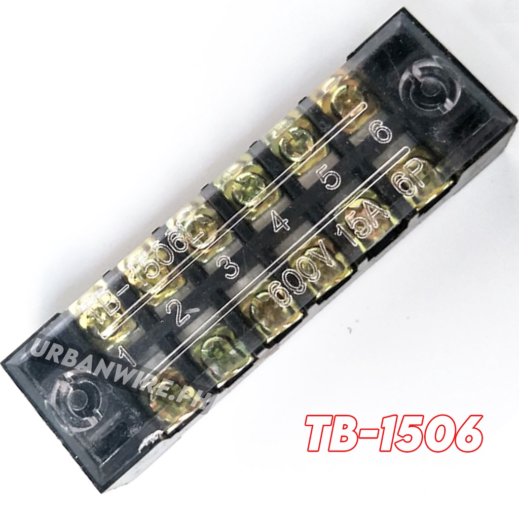 🟦TB terminal TB-1506 Panel Mount Connector Terminal 600V 15A 6 Pins ...