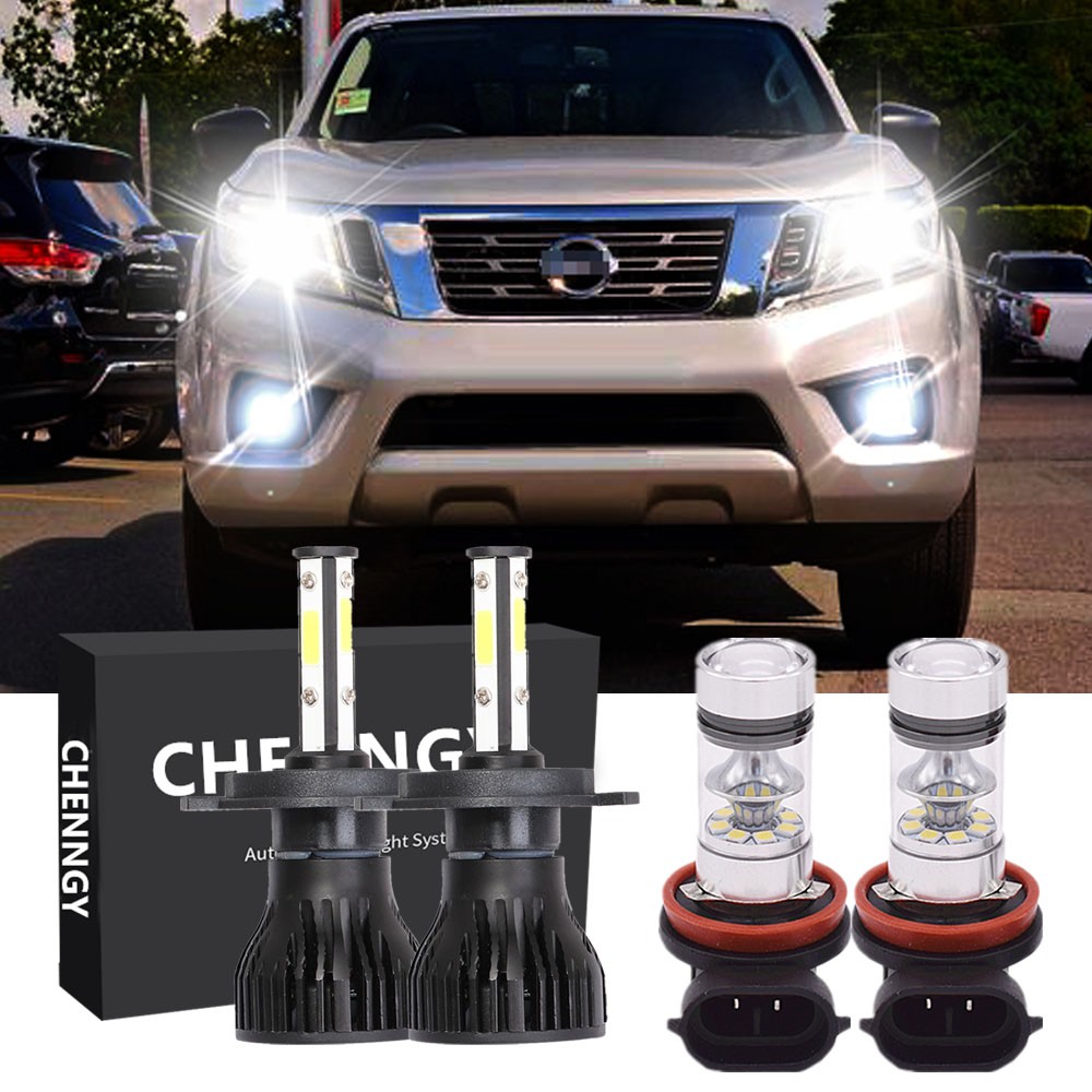 For Nissan Navara (D23) (2013 - 2019) - 4pc LED Headlight Bulbs High ...