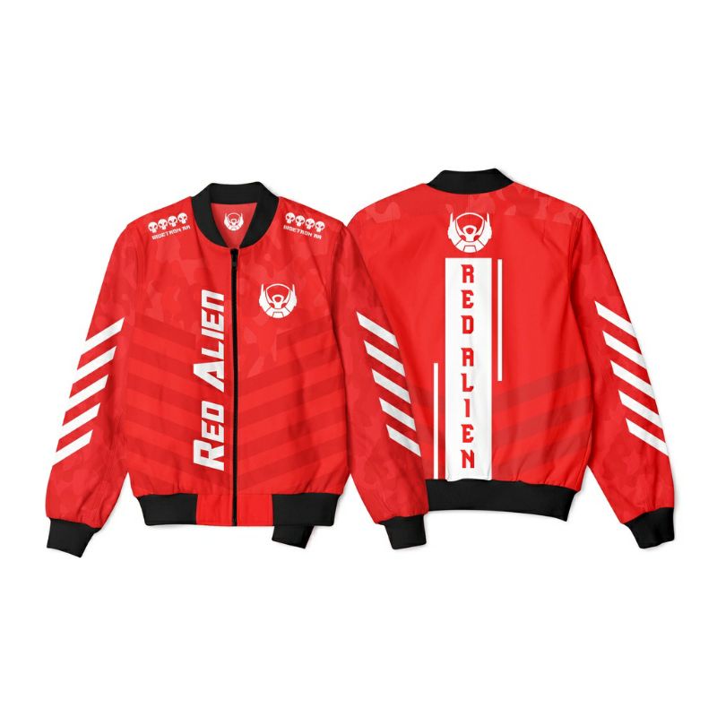 Red ALIEN BTR BOMBER Jacket 2022 | Shopee Philippines