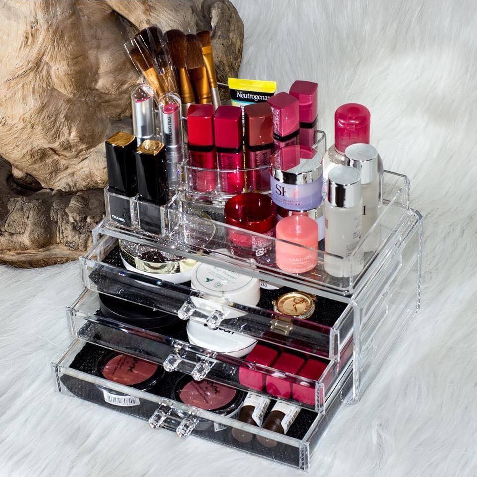 High QUALITY MICA PLASTIC COSMETIC BOX (1st SERIES COMMITMENT) | Shopee ...