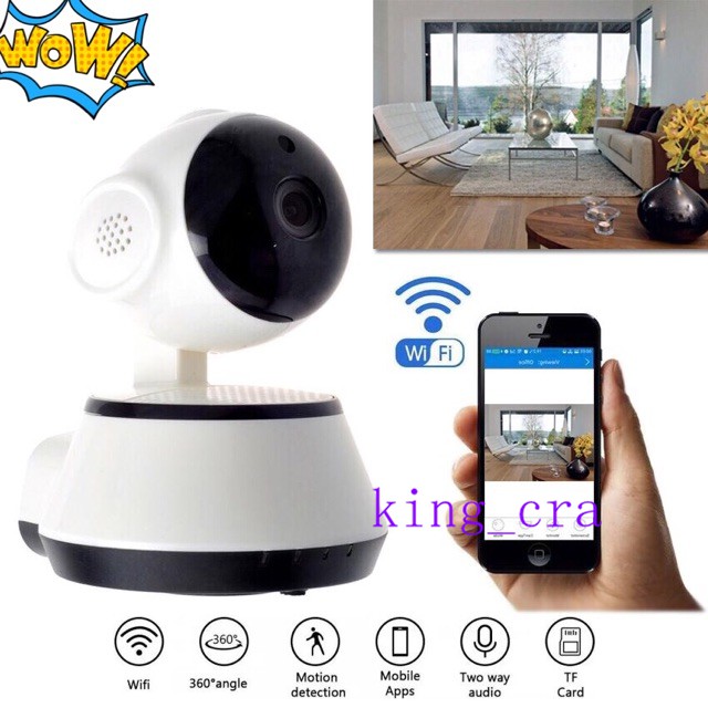 V380 Pro IP Camera 360 degree 3D Panoramic Wifi CCTV Camera Night ...