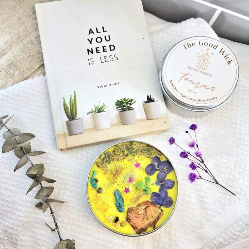 Zodiac Scented Candles - Taurus - The Good Wick Intention Candle | Soy ...